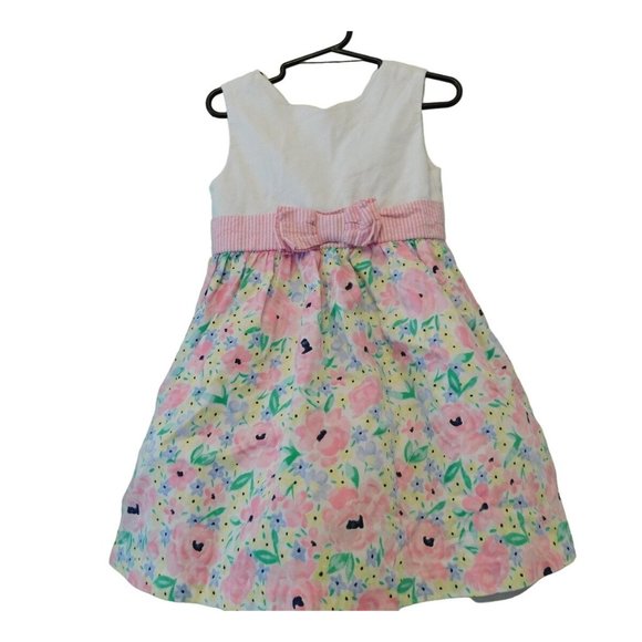 crown & ivy | Dresses | Size 4t Crown Ivy Girls Pink And White Floral ...